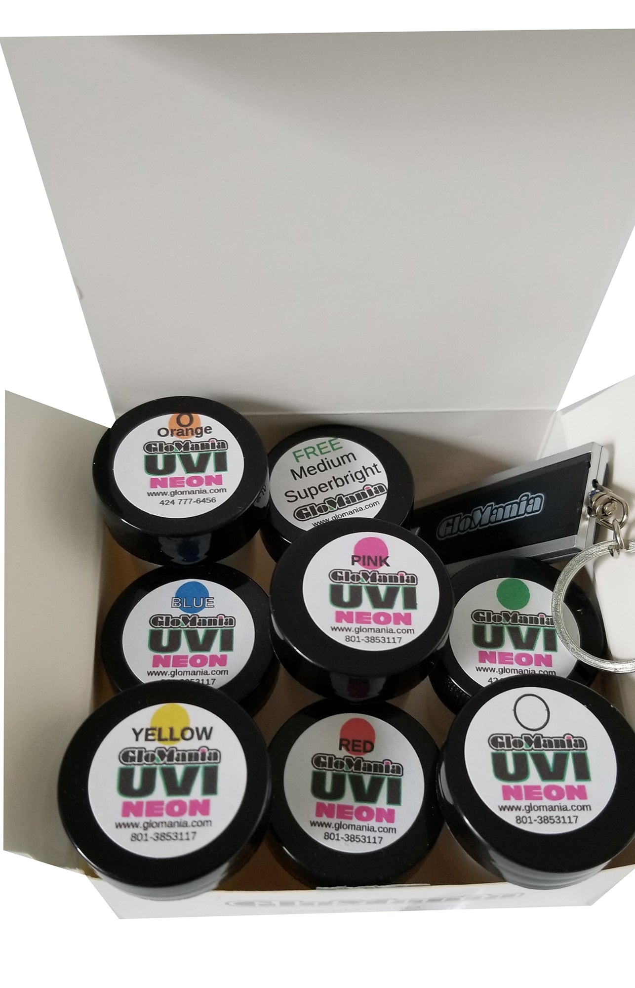 UVI Invisible Neutral Black Light Neon Paint White Paint fluoresce Red ...